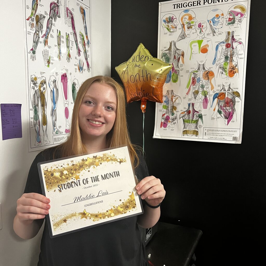 Lais Named TSPA Fargo Massage School Student of the Month - TSPA Fargo
